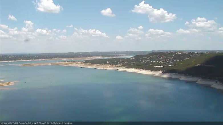 Lake Travis Water Level - 1990